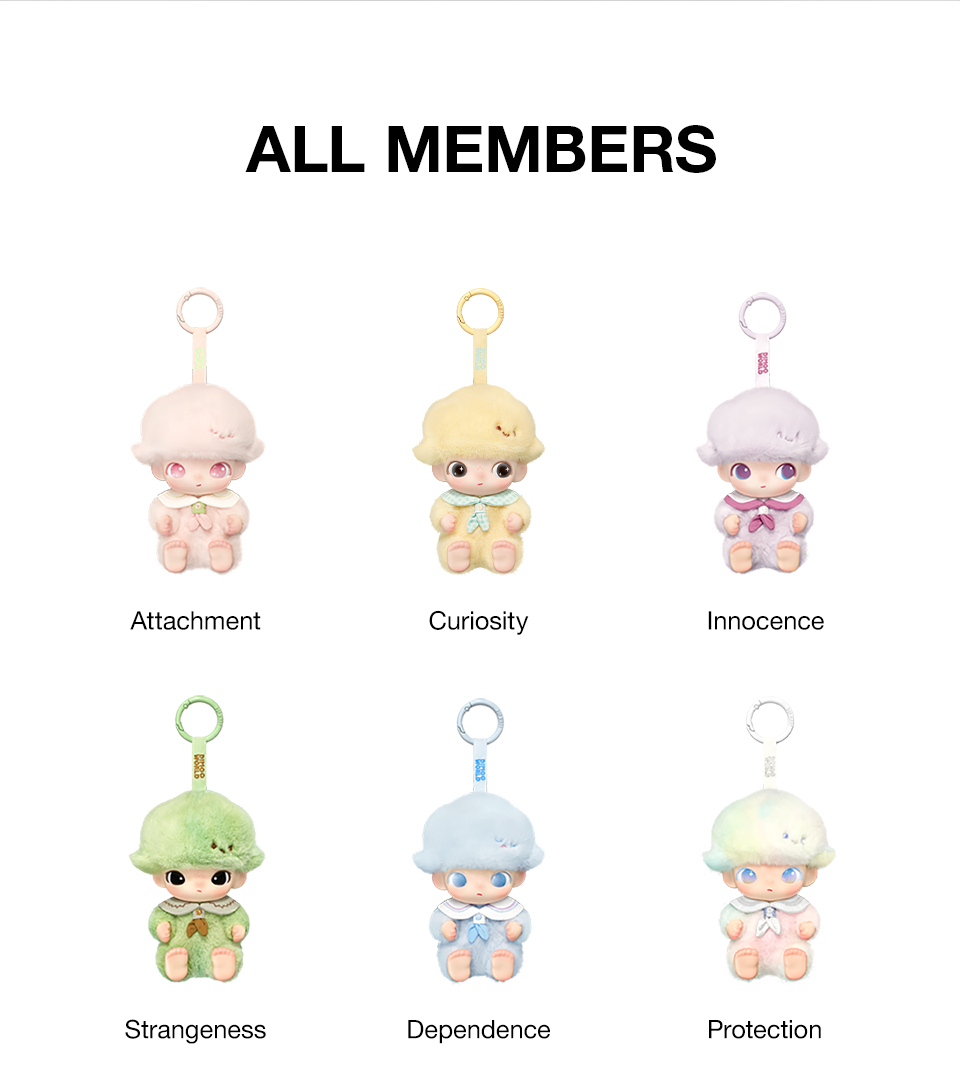 POP MART DIMOO Journal of New Life Series-Vinyl Plush Pendant Blind Box ...