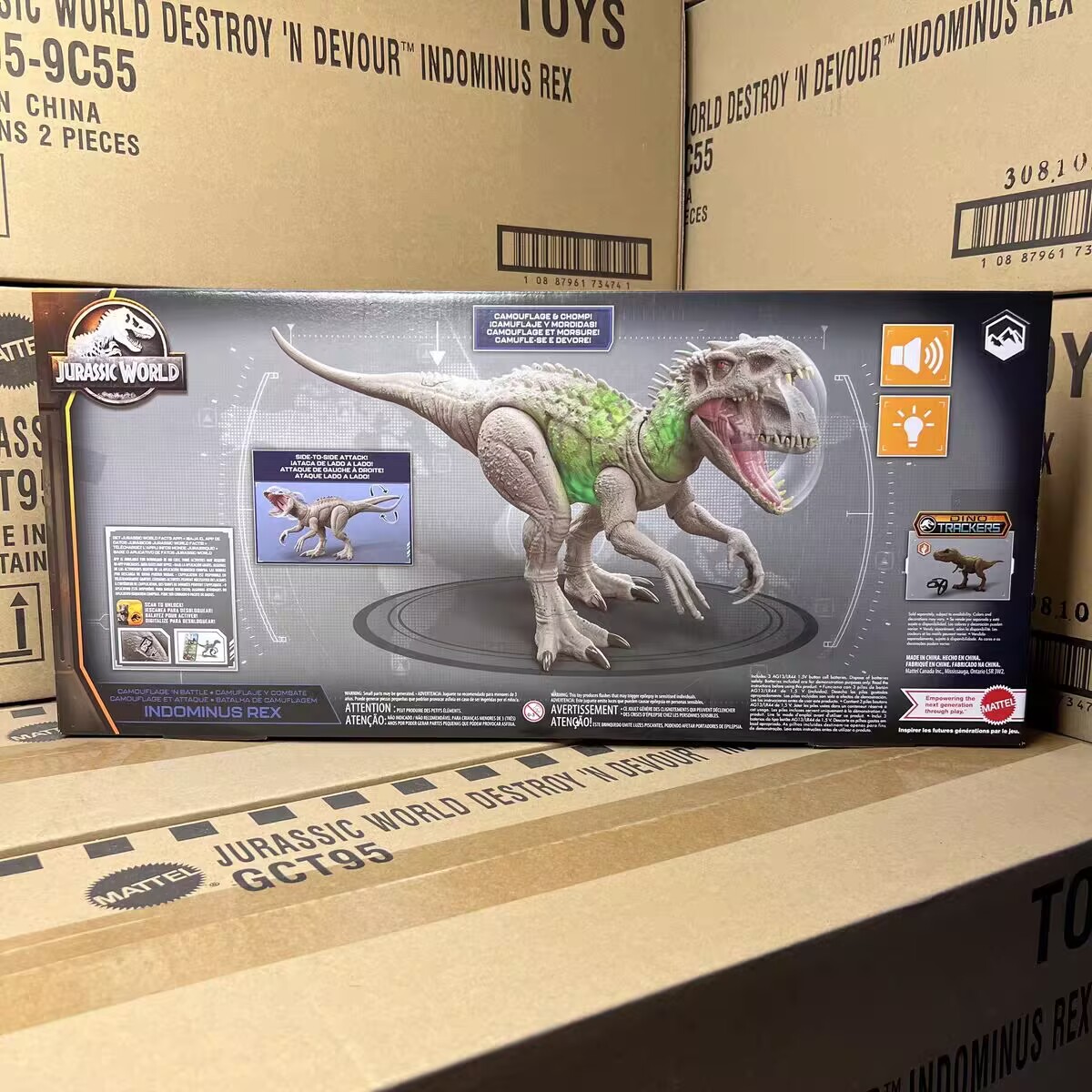 Mattel Jurassic World Animation Model Hill Series Sound Light ...