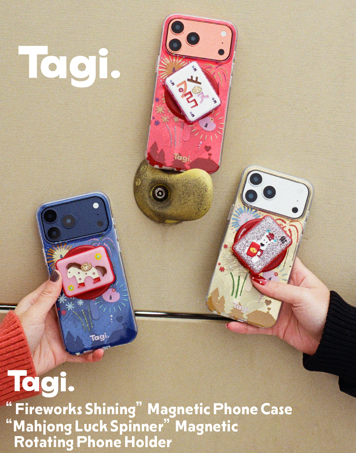 Tagi. Fireworks Shining Magnetic Phone Case เคสโทรศัพท์แม่เหล็กลาย ...