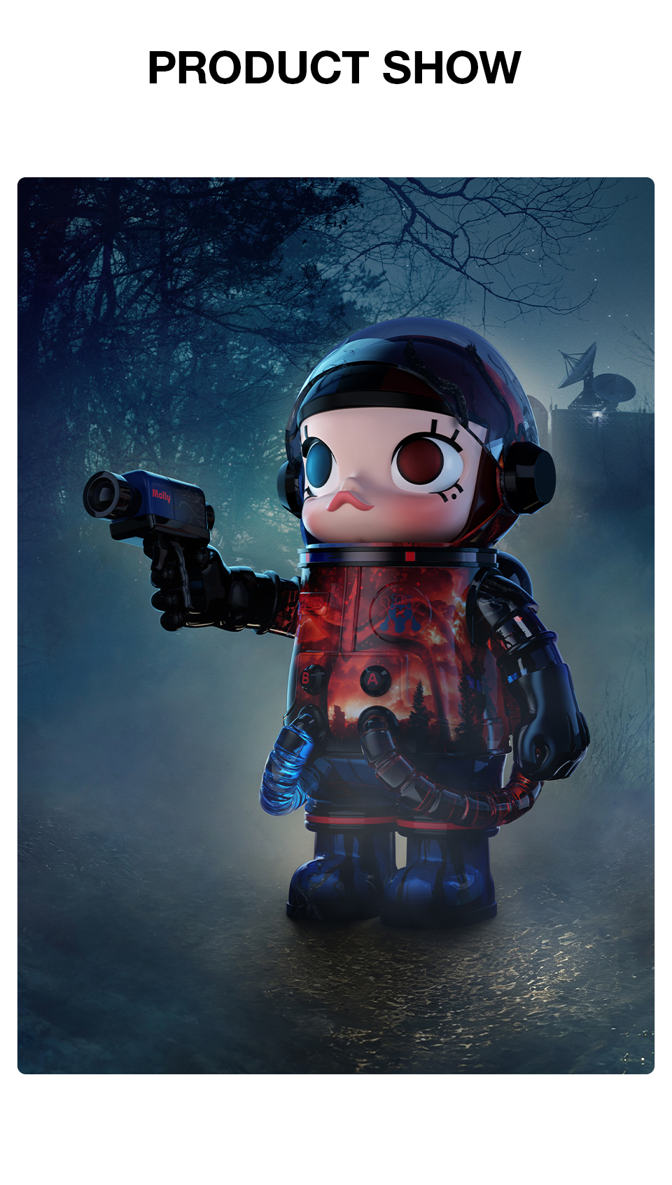 POP MART MEGA SPACE MOLLY 400% Stranger Things | Shopee Thailand