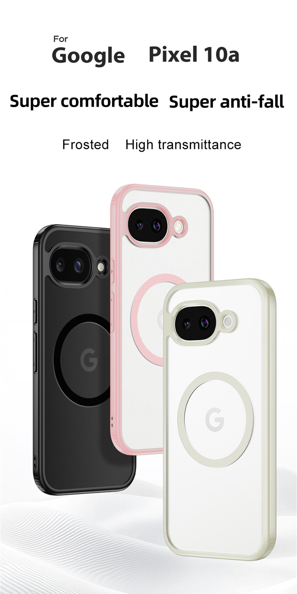 UFLAXE ICEY - เคส Google Pixel 10A - เคสแข็งกันกระแทกด้าน เคสโทรศัพท์ ...