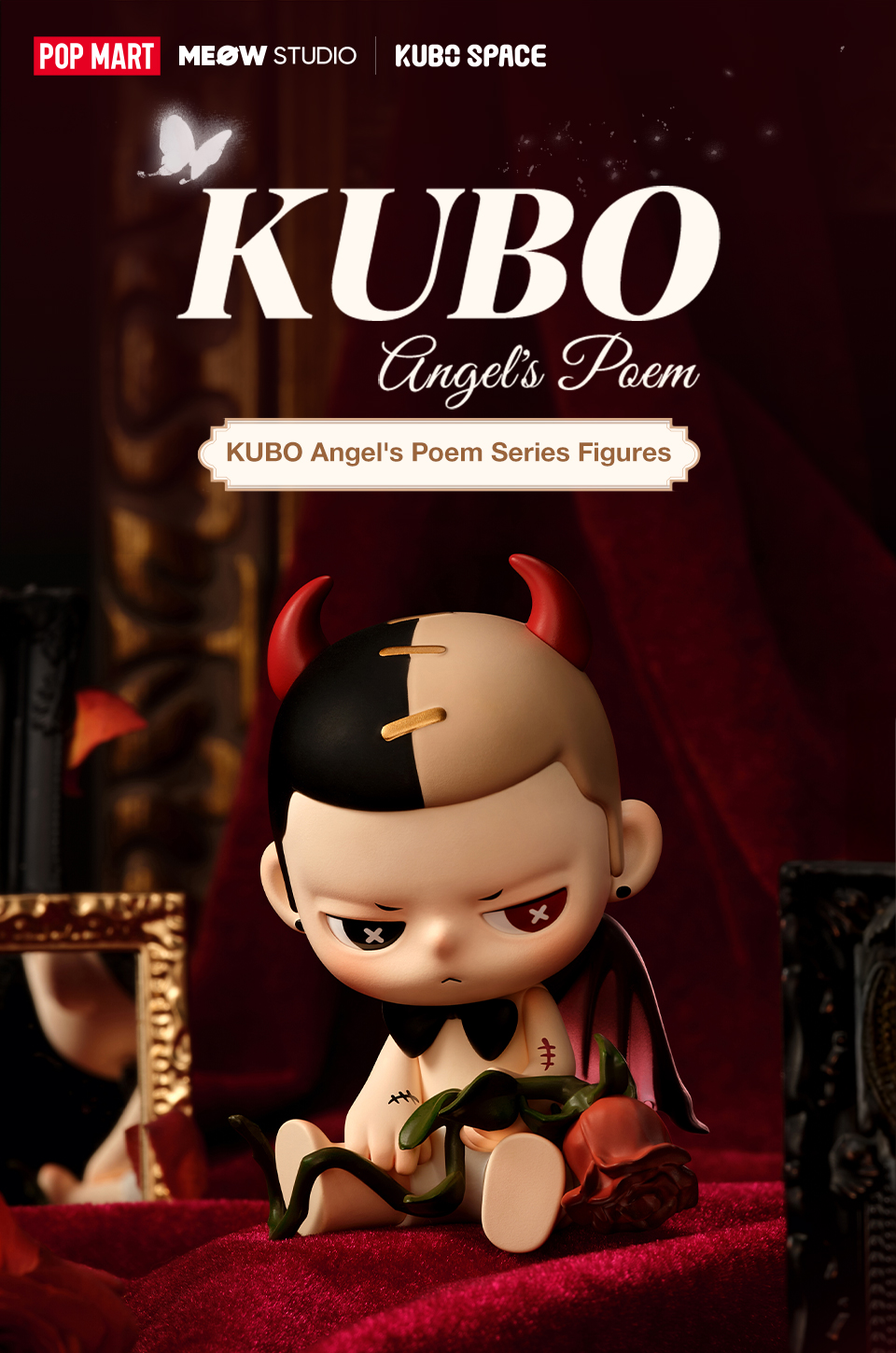 POP MART KUBO Angel's Poem Series Figures Blind Box Action Toys Figure ...