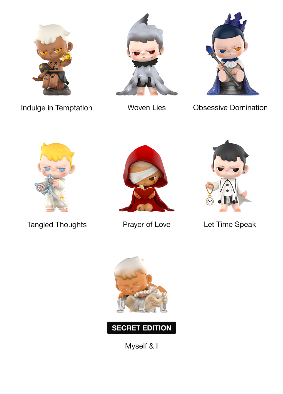 POP MART KUBO Angel's Poem Series Figures（whole set） | Shopee Thailand