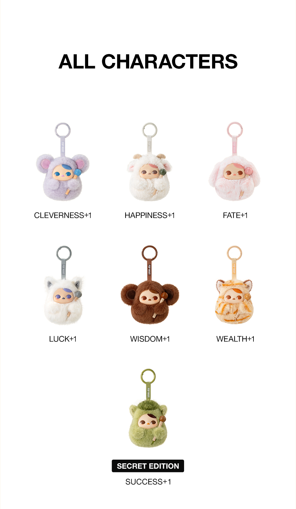 POP MART PUCKY Tap Tap Babies Series-Vinyl Plush Pendant Blind Box ...