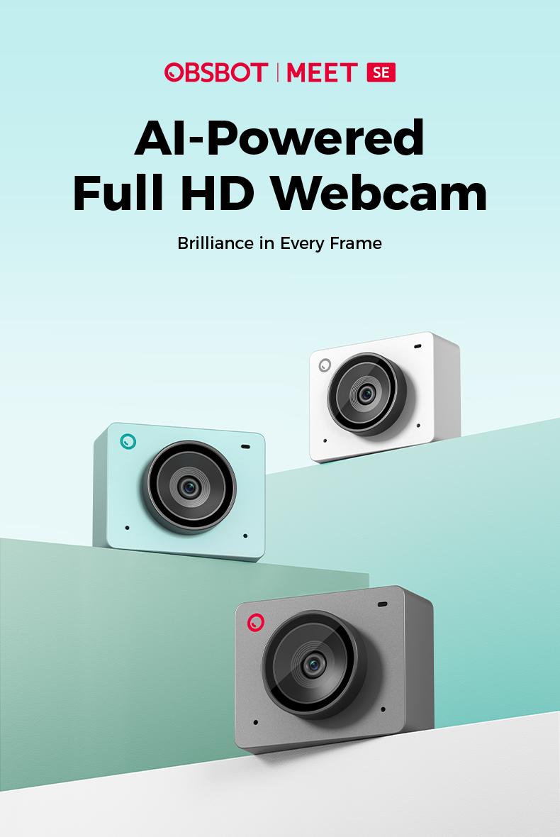OBSBOT Meet-SE Webcam AI Full HD 1080P เว็บแคม พร้อม Auto Framing Auto ...