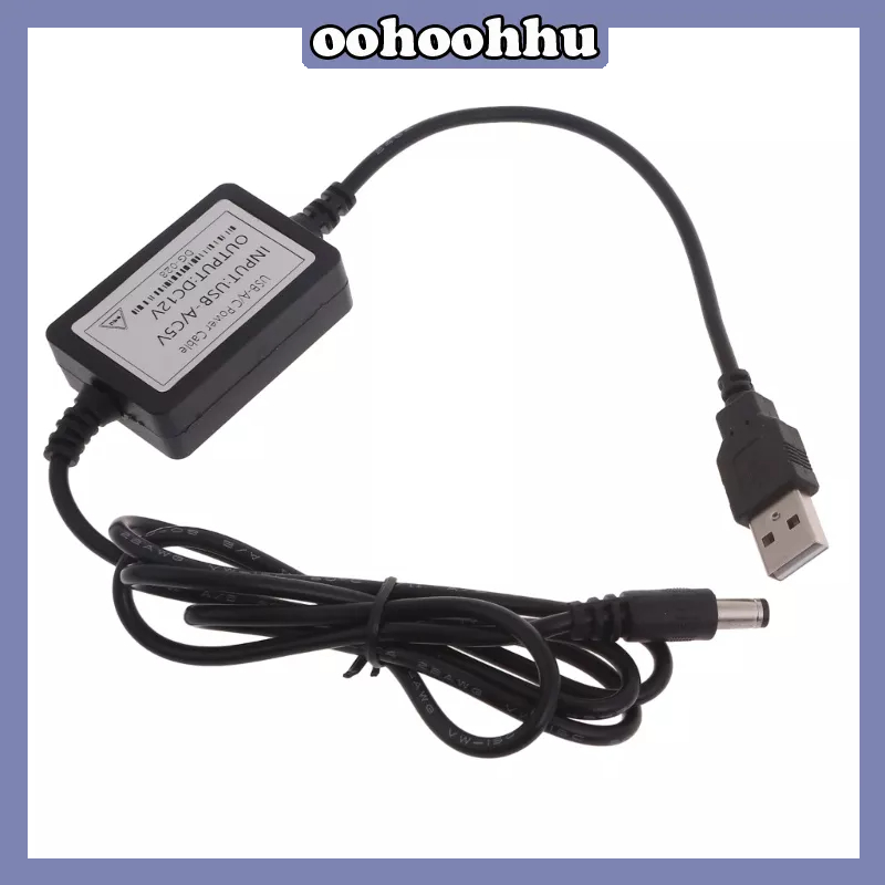 Ooh สายชาร์จพาวเวอร์ซัพพลาย USB เป็น DC 5V เป็น 12V USB เป็น DC 5 5x2 1 ...