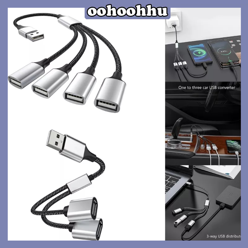 Ooh อะแดปเตอร์สายเคเบิล USB C OTG 2 in 1 Type C เป็น USB พร้อมที่ชาร์จ ...