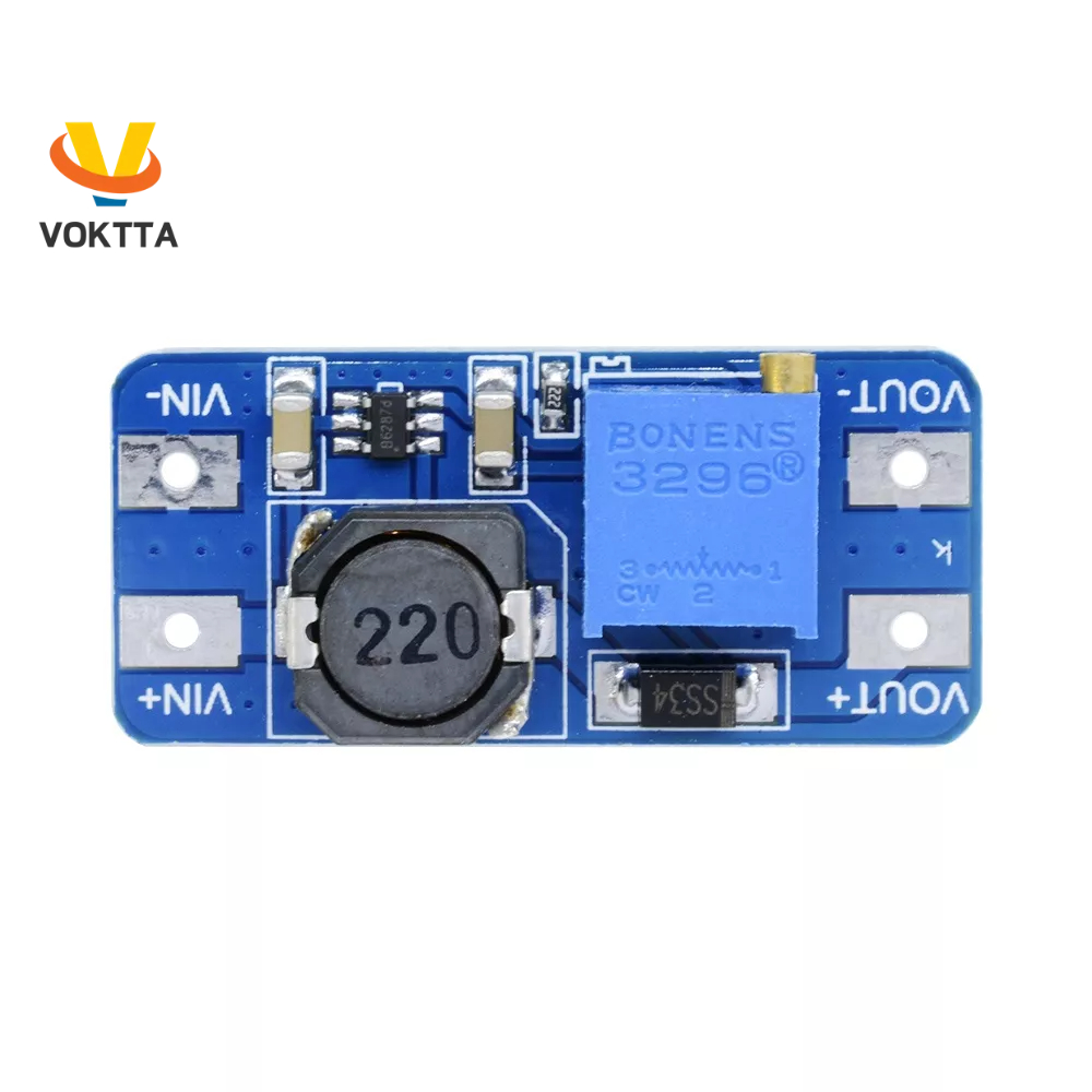 Voktta MT3608 DC-DC โมดูลบูสท์ ปรับได้ 2A DC DC Boost Step up Converter ...