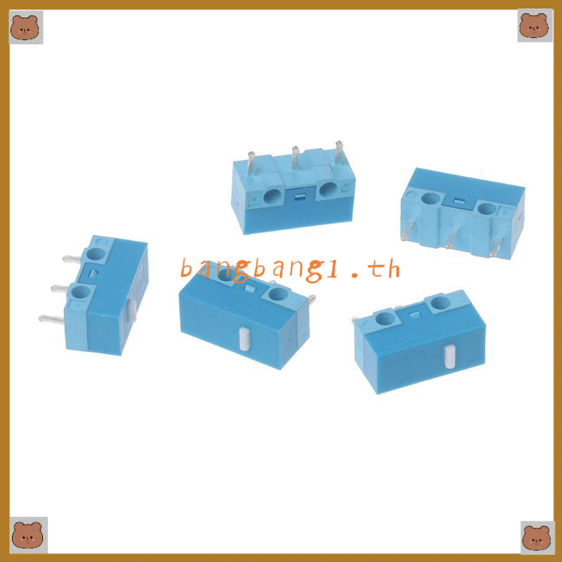 5 ชิ้น original huano white dot blue shell 0 . 74 n เมาส์ไมโครสวิทช์สี ...