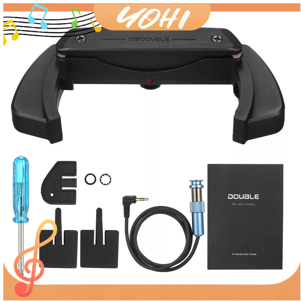 Double X1-Pro ปิ๊กอัพกีตาร์อะคูสติก ปิ๊กอัพ แม่เหล็ก และไมโครโฟน ช่อง ...
