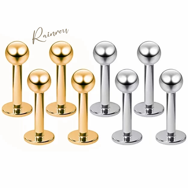 จิวเจาะจมูก ไทเทเนียม เกรดเอ สําหรับ Tragus Hélix Conch Nose Implant ...