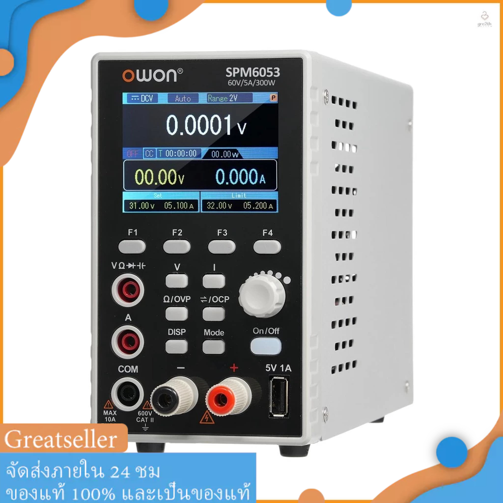 Owon SPM6103 Regulated Power Supply - Programmable Lab Power Supply ...