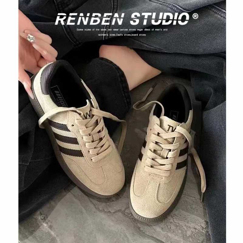 RENBEN ใหม่ รองเท้ากีฬาลําลอง อเนกประสงค์ สไตล์เรโทร สําหรับนักเรียน | Shopee Thailand