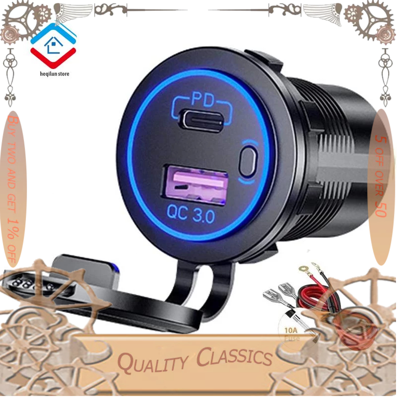 Pd Type C USB Car Charger และ QC 3.0 Quick Charger 12V Power Outlet ... Pd Type C USB Car Charger และ QC 3.0 Quick Charger 12V Power Outlet ...