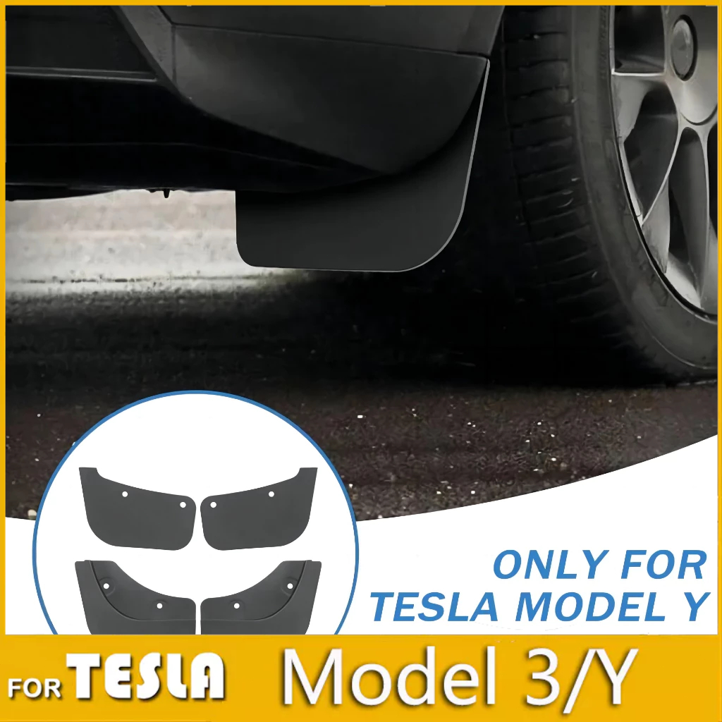 บังโคลนสําหรับ Tesla Model 3 Model Y 2021-2023 อุปกรณ์เสริม Mudflaps ...
