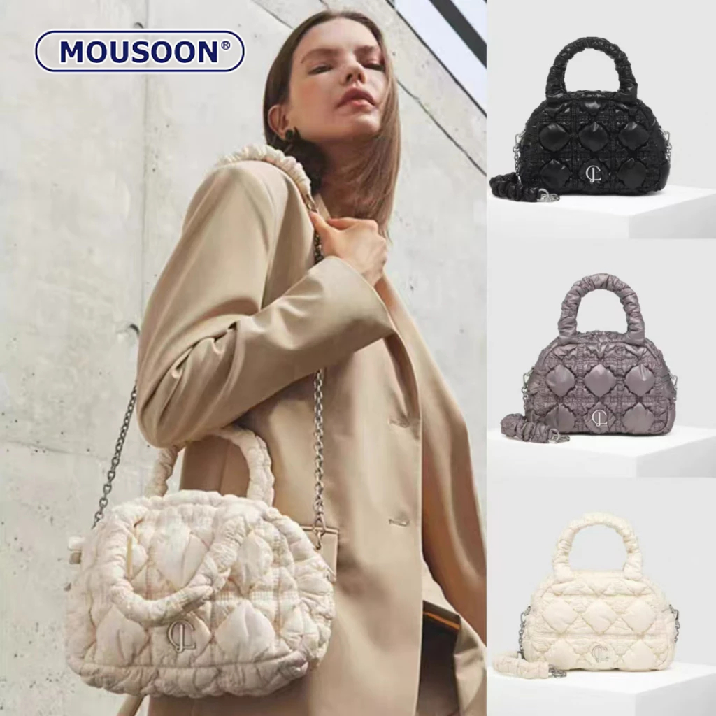 Mousoon Womens Karin Cloud Crossbody Bag พับ Bubble Lingge เวอร์ชั่น ...