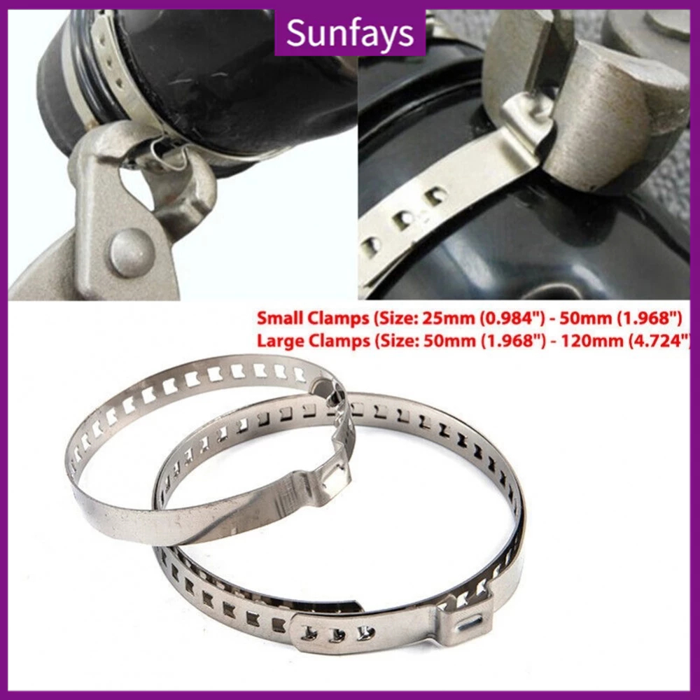 Easy to use Stainless Steel Clamps for CV Boot Replacement Universal ...