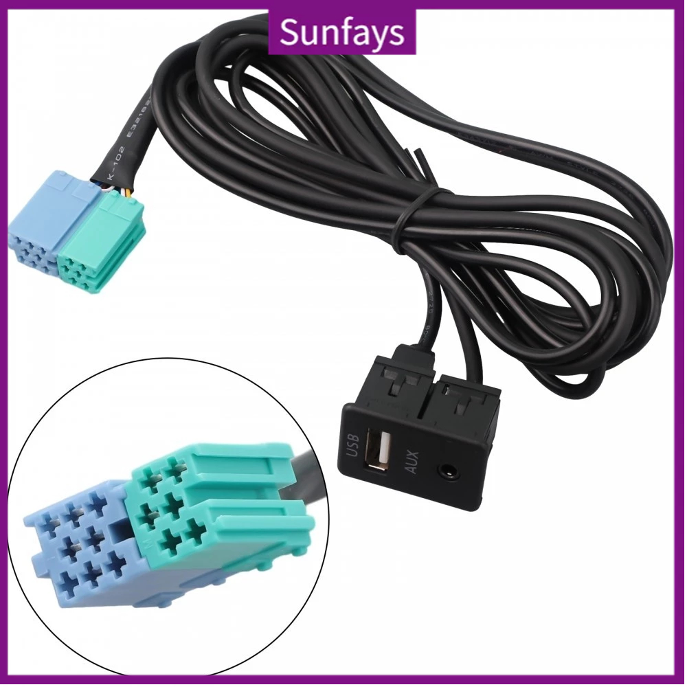 AUX USB AUX USB Cable Automotive Electronics Car Accessories Extension ...