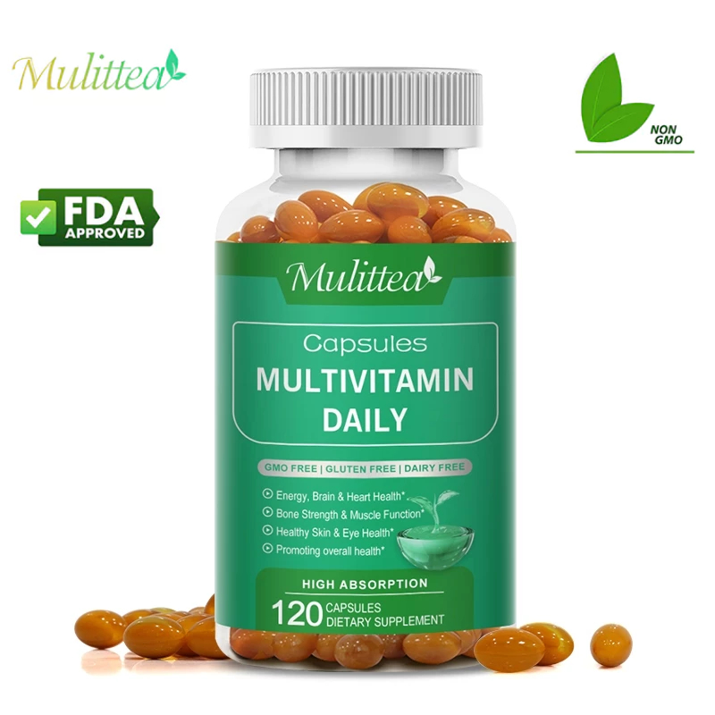 Mulittea Daily Multivitamin Capsules วิตามินรวมทุกวัน เสริมระบบ ...