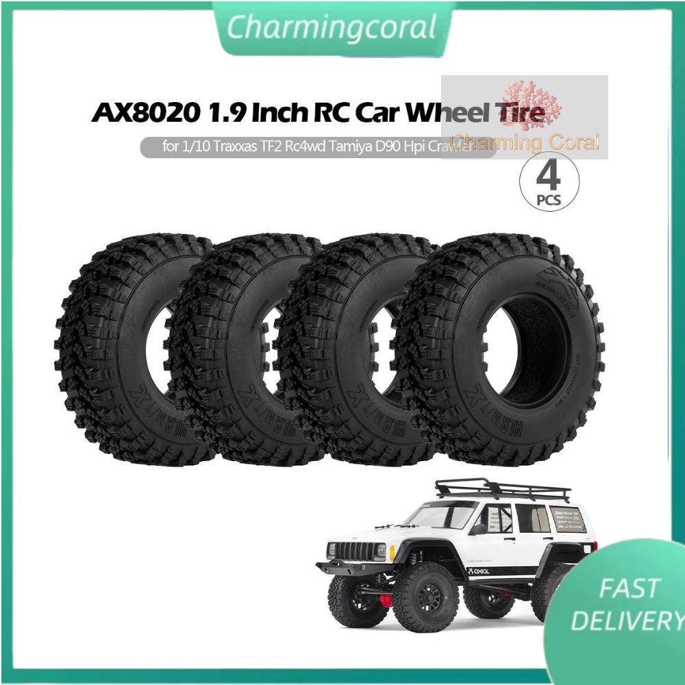 Austar ยาง AX8020 ขนาด 1.9 นิ้ว สำหรับรถบังคับวิทยุ Traxxas TF2 Redcat Rc4wd Tamiya scx10 D90 ...