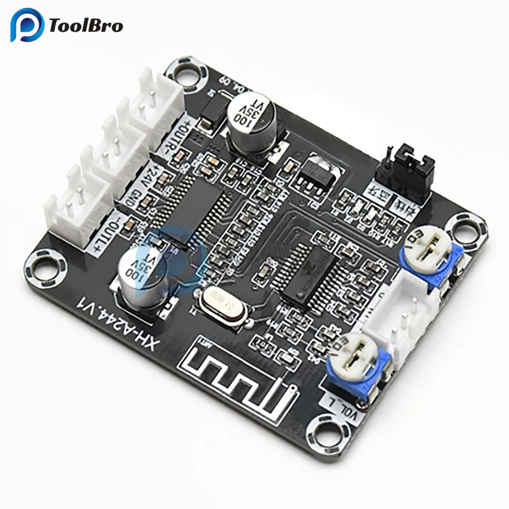 Xh-a244 Universal เครื่องขยายเสียงโมดูล TPA3110D2 ดิจิตอลเครื่องขยายเสียง Dual Channel DC12-24V ...