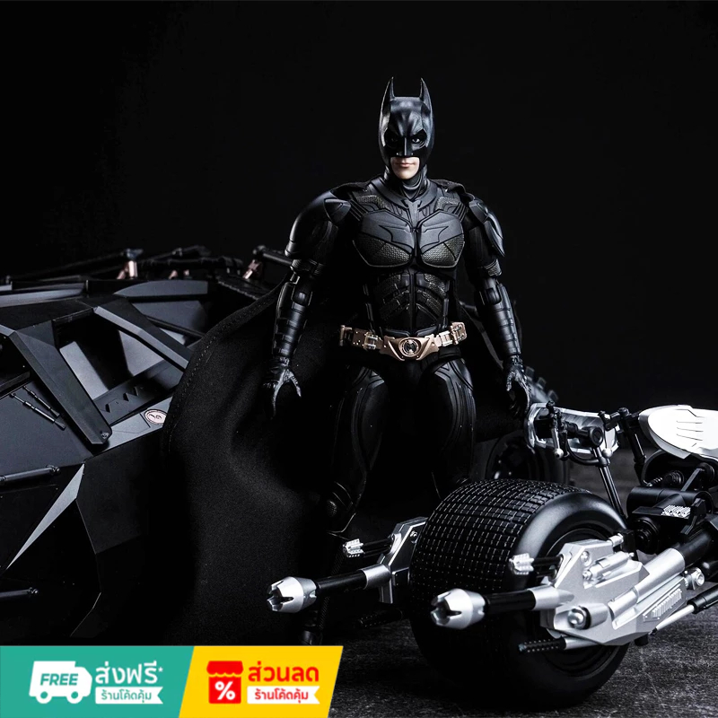 พร้อมสต็อก 1/12 bruce wayne batman batmobile action figure the dark ...