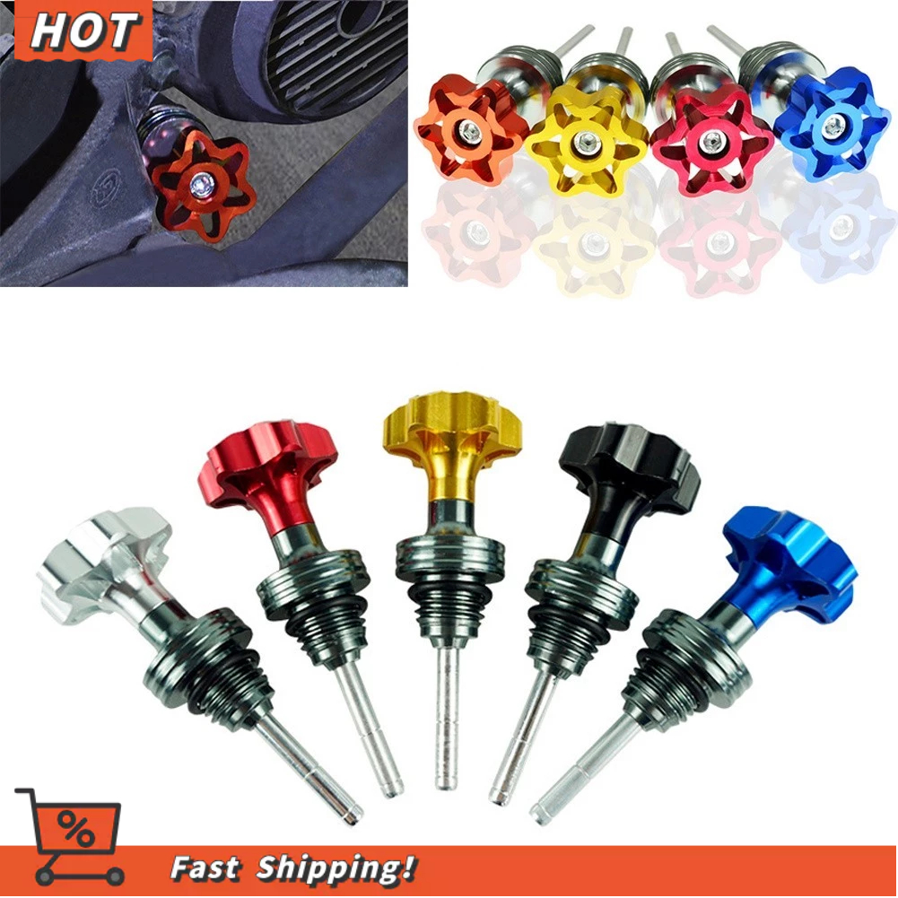 [GADE] Scooter Motorcycle Engine Oil Dipstick Cap Engine Crankcase Oil ...