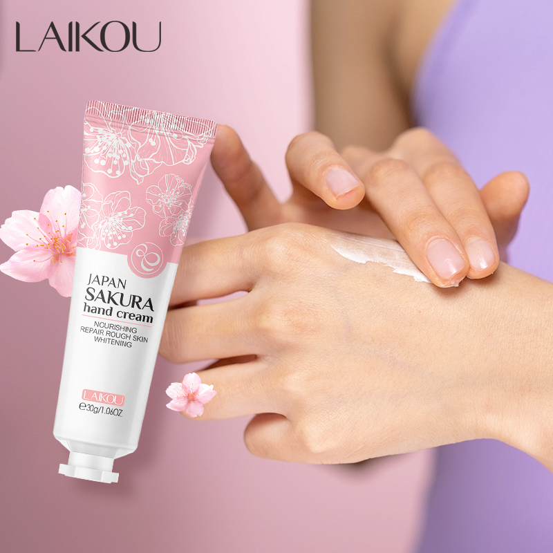 Laikou Sakura Hand Cream Nourishing Anti-chapping ลด Hand Care 30g ...