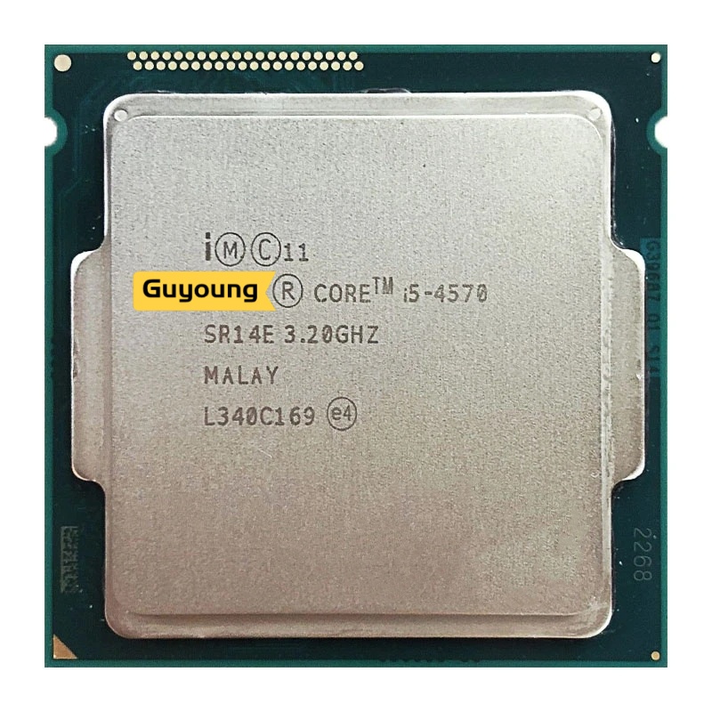 โปรเซสเซอร์ Core i5-4570 i5 4570 3.2 GHz ใช้แล้ว Quad-Core 6M 84W LGA ...
