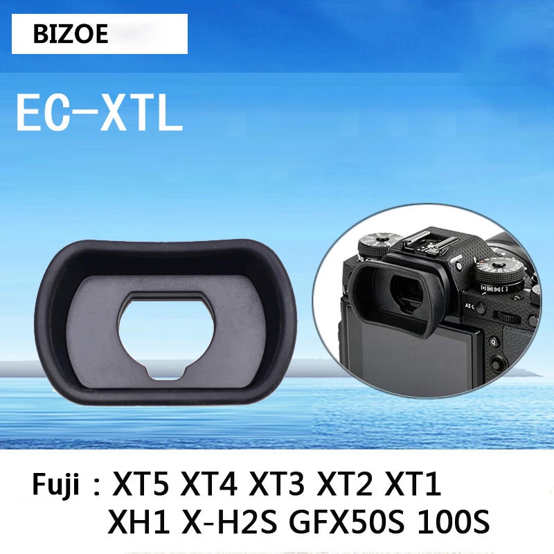 Bizoe EC-XTL ช่องมองภาพกล้อง แบบยาง สําหรับ Fuji XT1 XT2 XT3 XT4 XT5 XH1 XH2 X-H2S GFX50SII ...