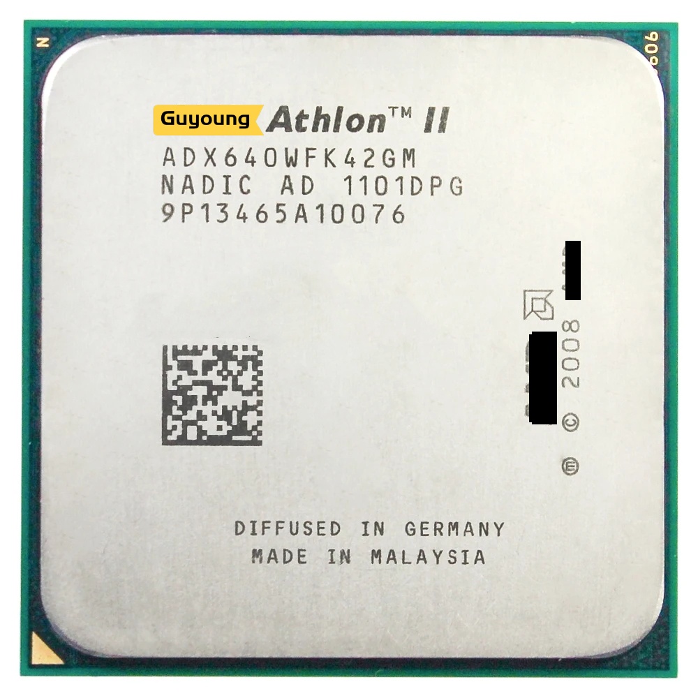 Athlon II X4 640 ซ็อกเก็ตโปรเซสเซอร์ CPU 3.0 GHz Quad-Core ADX640WFK42GM AM3 | Shopee Thailand