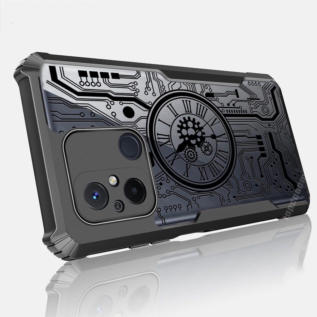 เคสโทรศัพท์มือถือแบบใส กันกระแทก ลายนาฬิกากลไก สําหรับ Xiaomi Redmi 12C ...