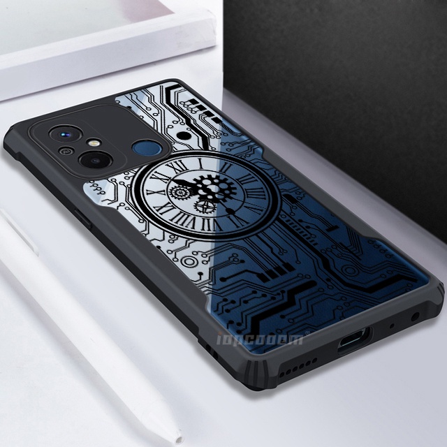 เคสโทรศัพท์มือถือแบบใส กันกระแทก ลายนาฬิกากลไก สําหรับ Xiaomi Redmi 12C ...