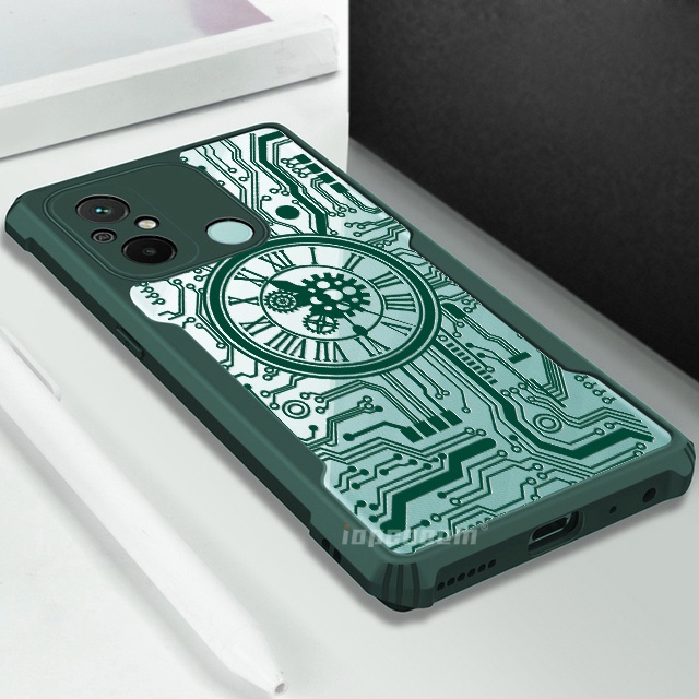 เคสโทรศัพท์มือถือแบบใส กันกระแทก ลายนาฬิกากลไก สําหรับ Xiaomi Redmi 12C ...