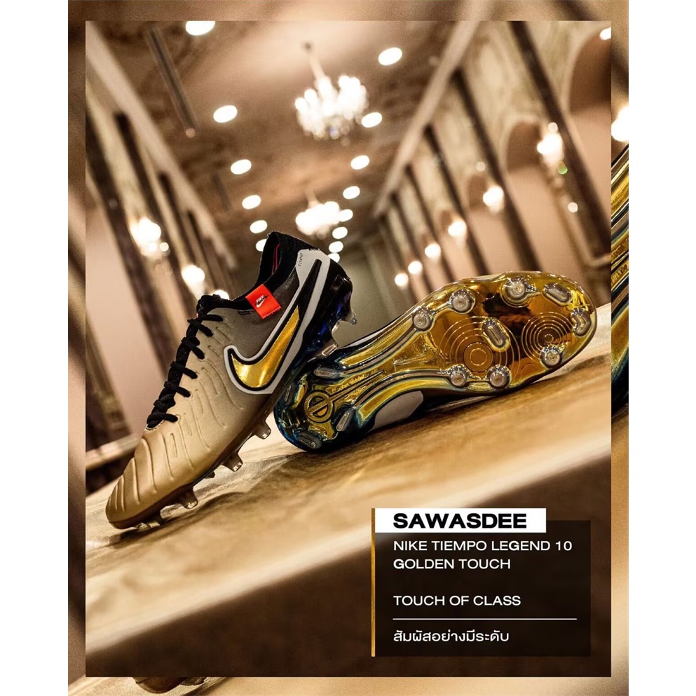 รองเท้าฟุตบอล Kasut Bola Sepak Tiempo Legend 10 Elite Fg รองเท้าหนัง ...
