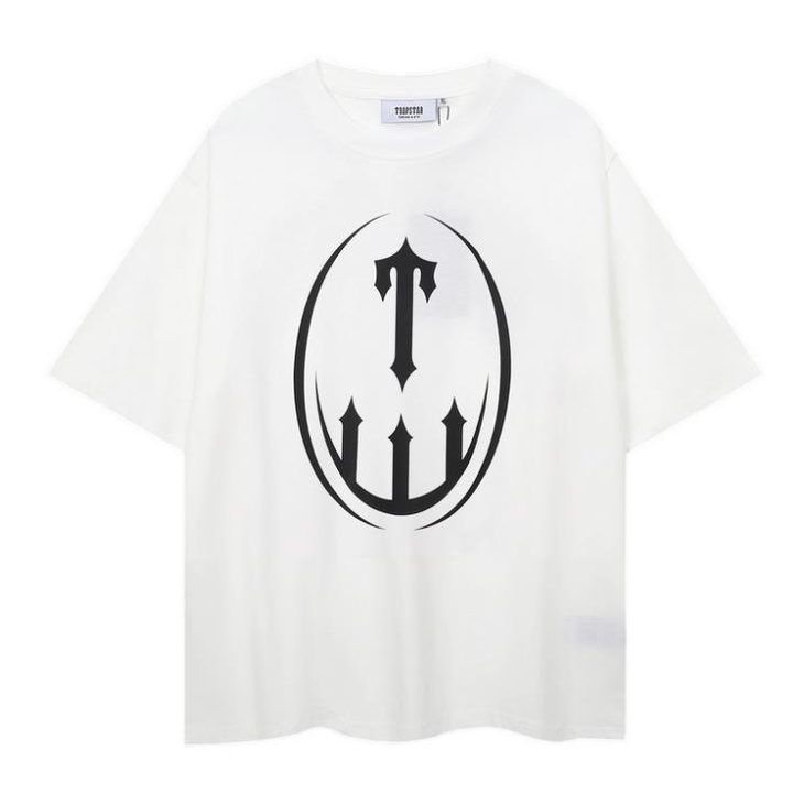 เสื้อยืดแขนสั้น พิมพ์ลายโลโก้ Trapstar T CREST TEE Micro Chapter ...