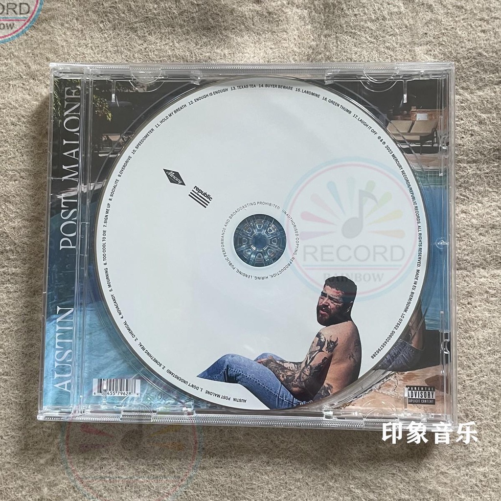 Post Malone Austin CD 2023 Album | Shopee Thailand