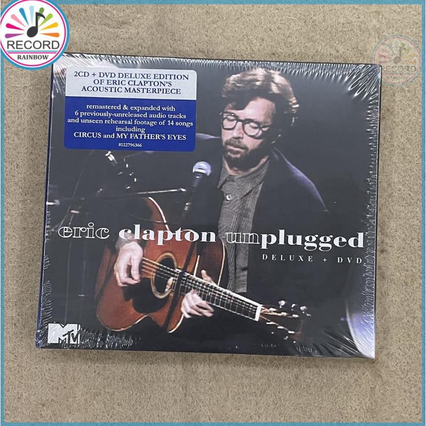 Eric Clapton Unplugged 2CD+DVD Original Album [Sealed] | Shopee Thailand
