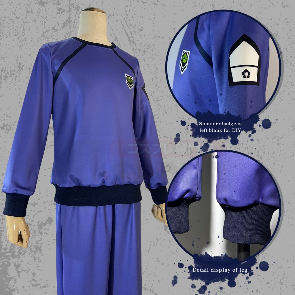 Holoun Blue Lock Cosplay Pajamas ชุดนอนคอสเพลย์ ชุดยูนิฟอร์มฟุตบอล ...