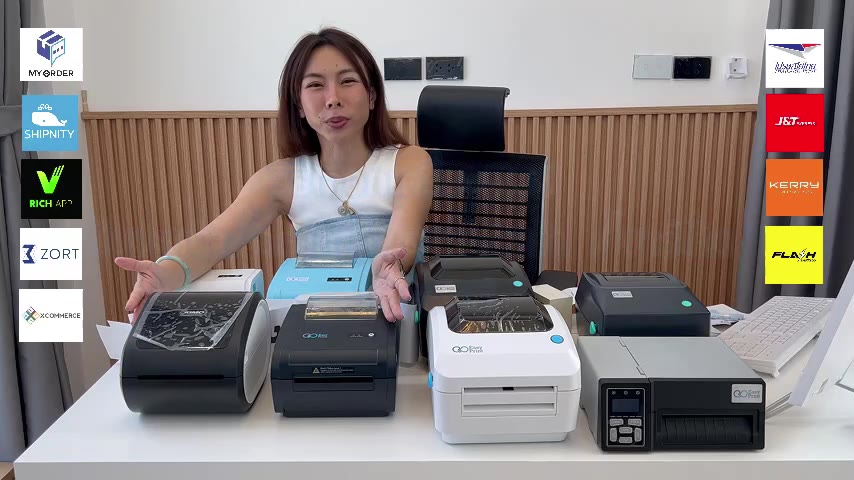 เครื่องพิมพ์ฉลากสินค้า ฉลากยา EasyPrint ES-9950/ES-9920 ใบปะหน้า shopee ...