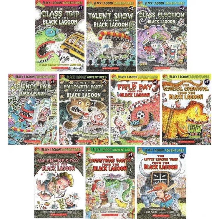 Black Lagoon Adventures Series By Mike Thaler 10 Books For ages 9-12 ...