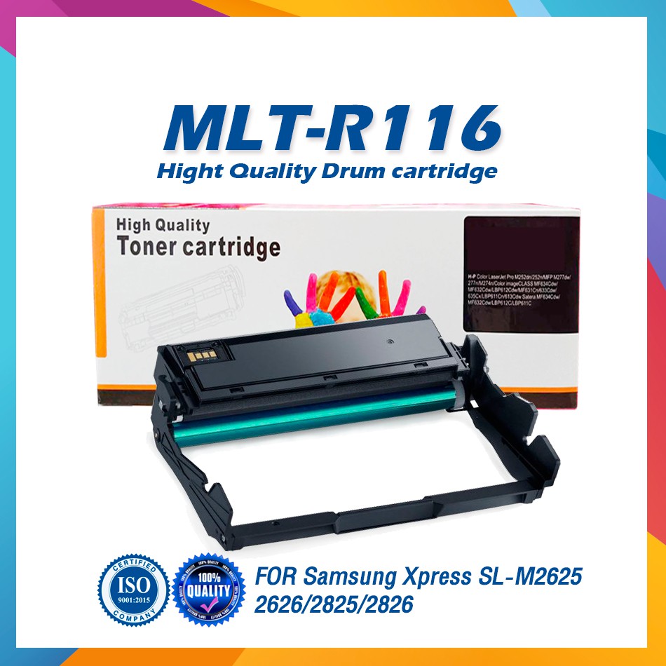 NUMBER1 TONER [ซีลพลาสติกทุกตลับ] SAMSUNG MLT-R116 116 DR116 DR-116 ...