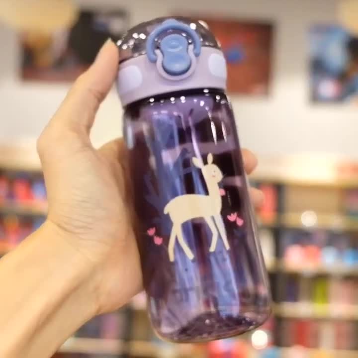 ขวดน้ำ เด็ก TKK รุ่นยกดื่ม 350ml/500ml กระติกน้ำพกพาไปโรงเรียน วัสดุ Tritan BPA Free water ...