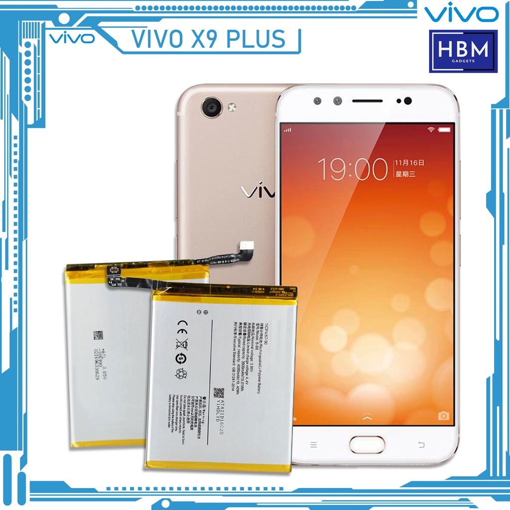 แบตเตอรี่ VIVO X9 Plus ของแท้ พรีเมี่ยมคุณภาพสูง รุ่น B-B8 (4000mAh) แบตเตอรี่ VIVO ของแท้ ...