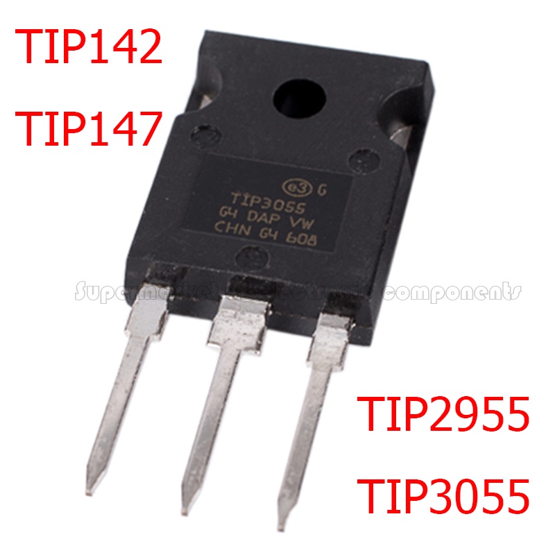 ไอซี TIP142 TIP147 TIP2955 TIP3055 TO-247 NPN ใหม่ ของแท้ 5 ชิ้น ...