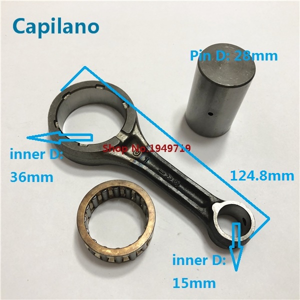 motorcycle VF125 crankshaft crank rod /connecting rod / conrod for ...