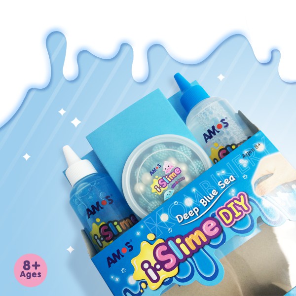 Amos i-Slime DIY ชุดทำสไลม์ด้วยตัวเอง ชุด Deep Blue Sea | Shopee Thailand