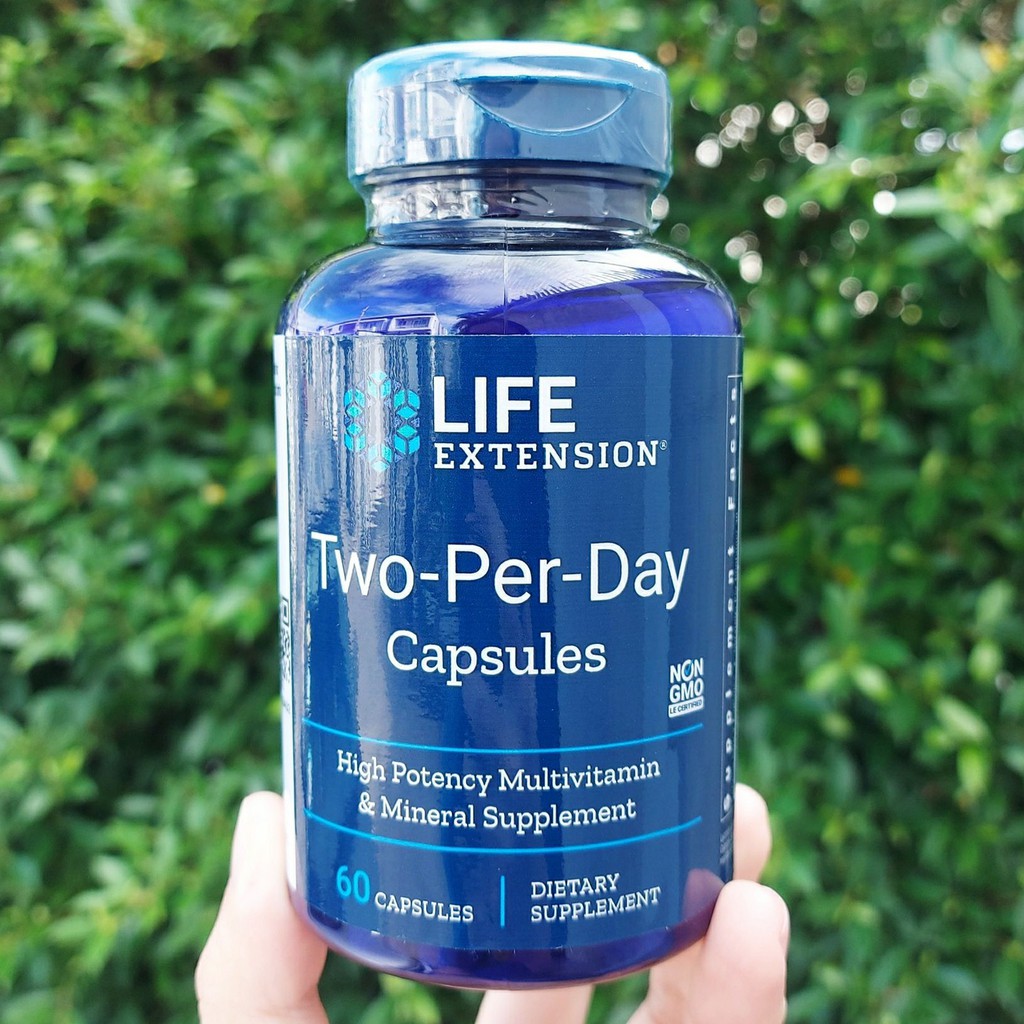 (Life Extension®) Two-Per-Day Capsules 60 Capsules วิตามิน และแร่ธาตุ ...