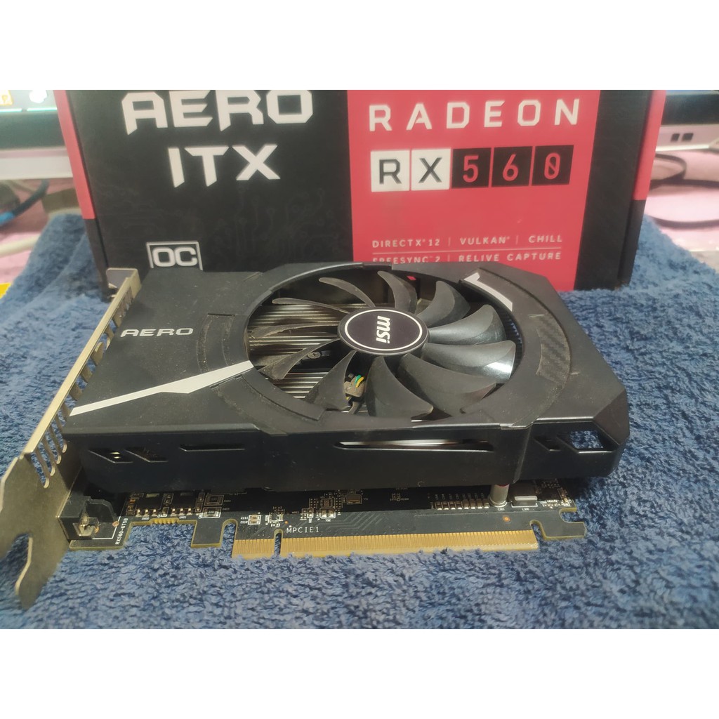 AMD RX 560 4GB DDR5 MSI AERO ITX | Shopee Thailand