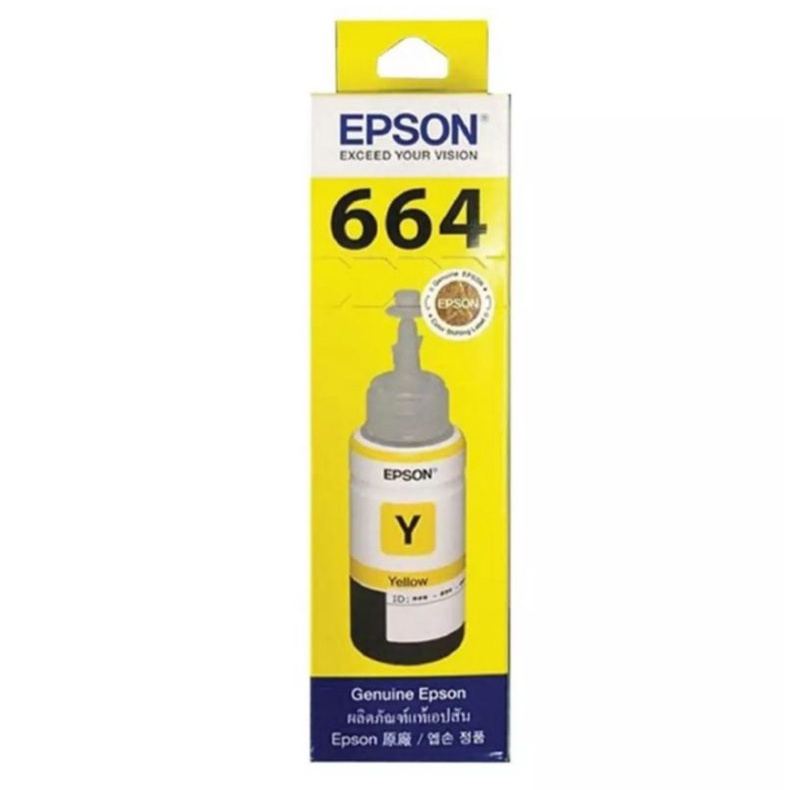หมึกเติม อิงค์แท้งค์ สีดำ / ฟ้า / ชมพู / เหลือง ขนาด 70cc Epson T6641 ...
